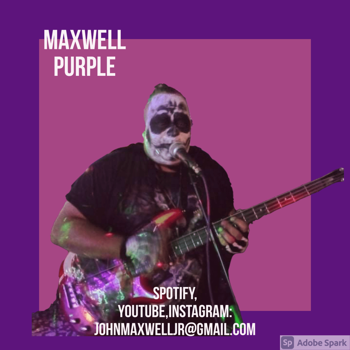 Maxwell Purple – Artist of the Month (November 2021) – M.T.V.rock